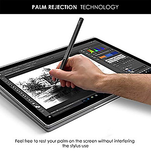 Stylus Pen for Surface Pro, Uogic Stylus Pen with Palm Rejection, Smooth Writing,1024 Levels Pressure, Rechargeable, for Surface Pro (3 Gen and Later Versions), Surface Go (1/2/3 Gen), and More.