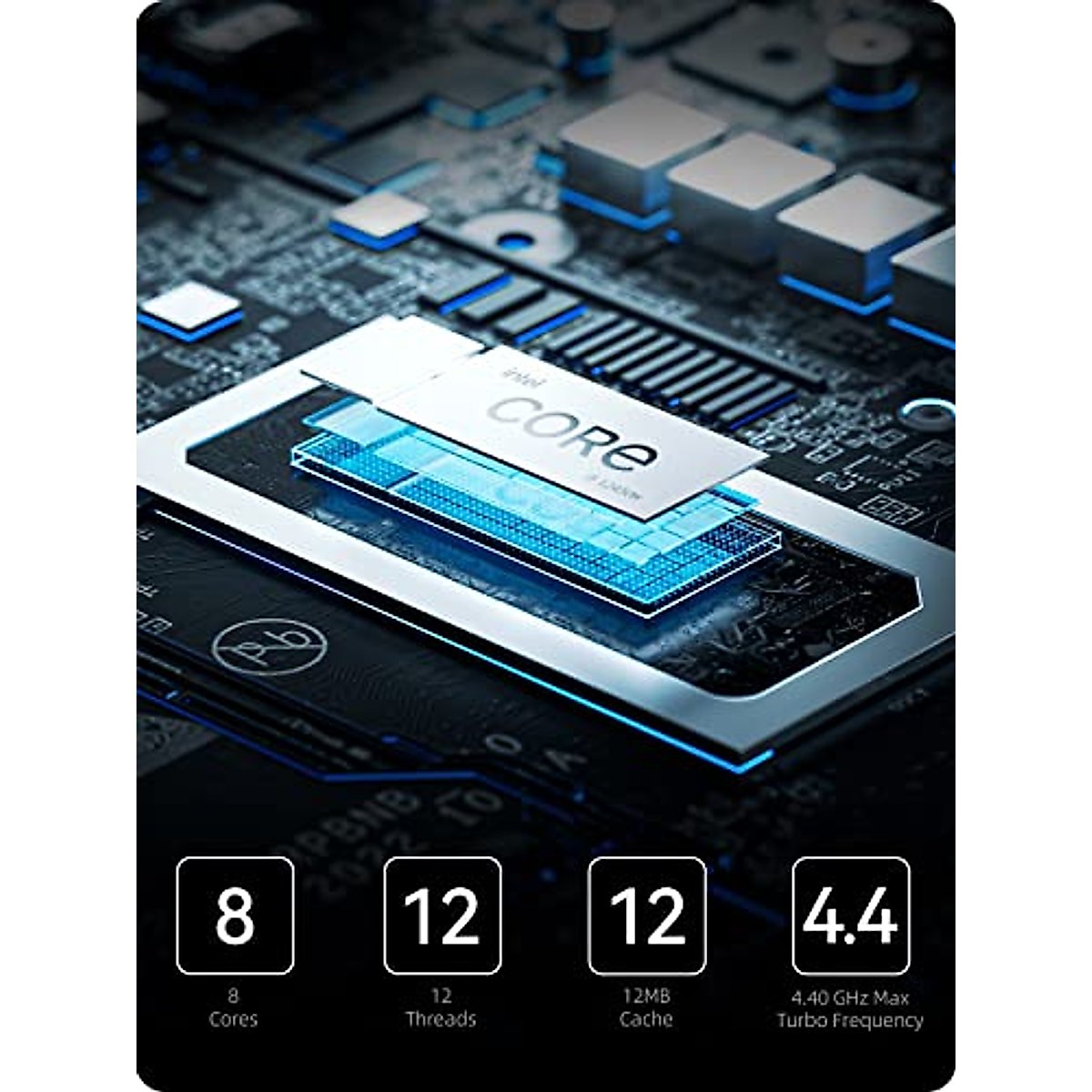 MINISFORUM NAB5 Mini PC 12th Gen Core i5-12450H(8C/12T) Mini Computer 16G RAM+512G SSD, Expandable HDD Slot, HDMI×2+USB-C×2 4K@60Hz Outputs, Intel UHD Graphics Desktop Computer