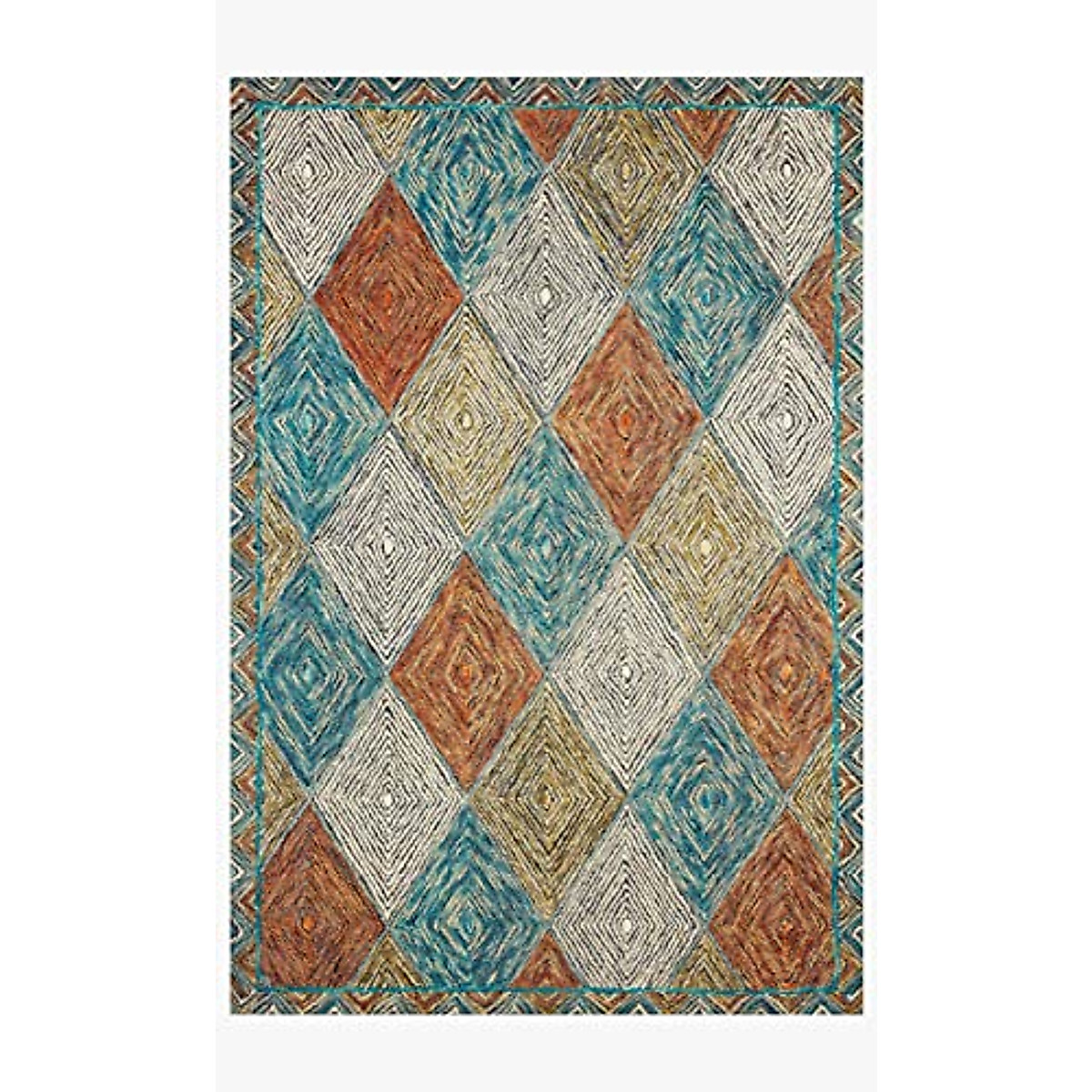 Loloi II Spectrum Collection SPE-02 Sunset / Ocean, Contemporary 2'-0" x 5'-0" Accent Rug