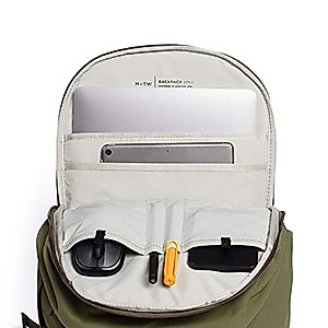 Moment Laptop & Tech Backpack [17L Olive] - Lightweight Everyday Canvas Tech, Camera, and Travel Bag With Laptop Sleeve for Men and Women