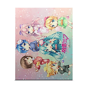 Head Case Designs Officially Licensed Hatsune Miku Characters Graphics Matte Vinyl Sticker Gaming Skin Decal Cover Compatible With Xbox One X Console and Controller Bundle