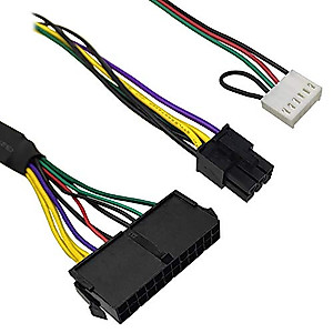 COMeap 24 Pin to 6 Pin ATX Power Adapter Cable for HP Z220 Z230 SFF MT TWR Series 4000 6005 8300 ProDesk 600 G1 EliteDesk 800 G1 13-inch(33cm)