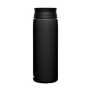 CamelBak Hot Cap Travel Mug, Insulated Stainless Steel, Perfect for taking coffee or tea on the go - Leak-Proof when closed - 20oz, Black