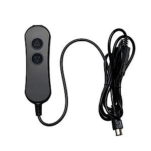 Fruhdi Lift Chairs Power Recliners 2 Button 5 Pin Prong Remote Handset Controller Hand Control with USB and Backlight