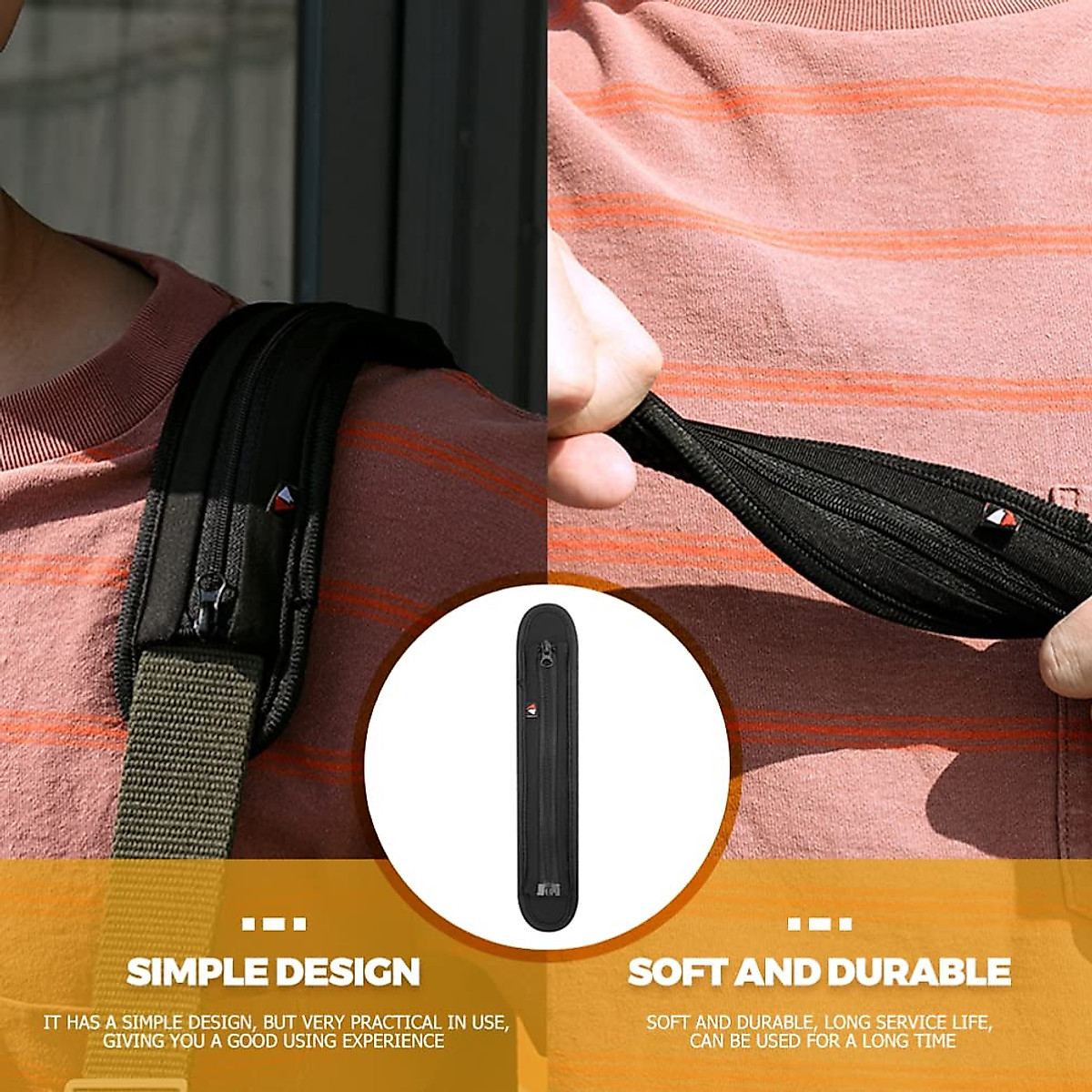 Plate Carrier Shoulder Replacement Shoulder Pad Detachable Shoulder Strap Pad Backpack Shoulder Pads for Guitar Pad Relieve Shoulder Pain Outdoor Backpack Shoulder Strap Pads