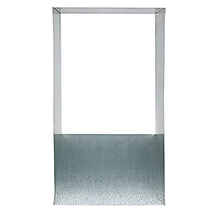 Oswald Supply Stainless Steel Trash Chute Door Wall Sleeve - for Laundry or Garbage (12" X 15")