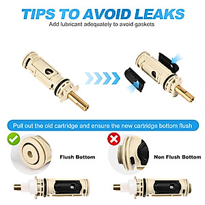 2025 New 104421U Cartridge Puller Tool,Complimentary 1222 Replacement Cartridge and lubricant,For Moen 1222 1225 1220,Tub and Shower Faucet Cartridge Remover for Moen Posi-Temp Valve