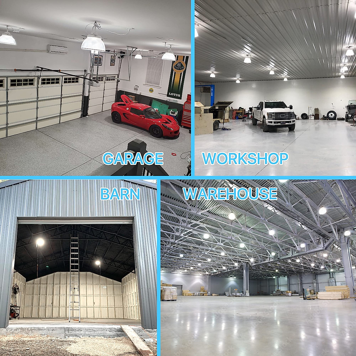 HYPERLITE 60 Degree PC Reflector ONLY for Hero Series LED High Bay Light 1-Pack (Milky Reflector with Cover)