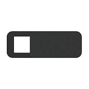 Webcam Cover Slider for Privacy, Dust-proof Privacy Protection Anti-peep Long Ultra-thin Web Camera Cover Camera Sticker Slider for Laptop, PC, Desktop, Tablet, Smartphone, Camera Privacy Covers Black