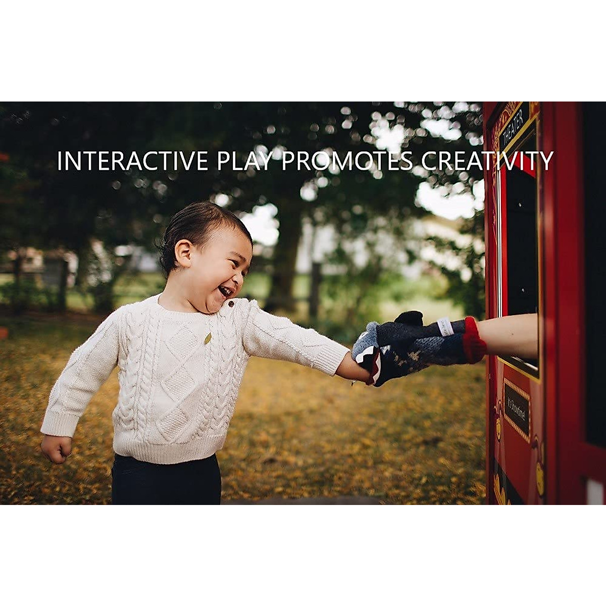 Cate & Levi - Hand Puppet - Premium Reclaimed Wool - Handmade in Canada - Puppets for Church (Set of 3 - Bunny, Cat, Unicorn)