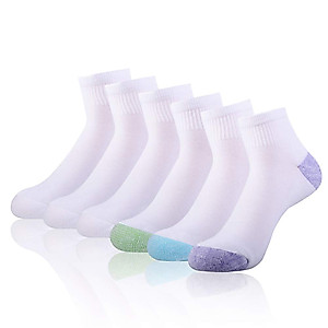 JOYNÉE Ankle Socks Women Low Cut Athletic Running with Cushion for Sports and Casual Use 6-Pairs Pack