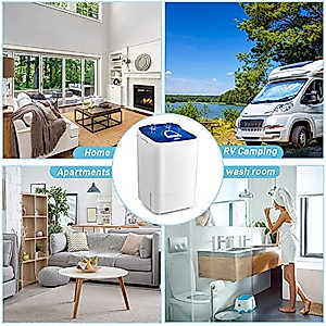 Spexlb Portable Mini Compact Washing Machine, SPB38-1401, Blue