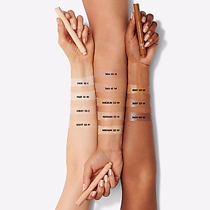 e.l.f. Flawless Brightening Concealer, Illuminating & Highlighting Face Makeup, Conceals Dark Under Eye Circles, Fair 10 C, 0.07 Fl Oz