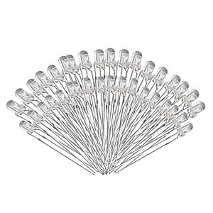 Othmro Pack of 50 3mm Green Red Common Anode LED Diode Light Round 20mA Bright Bulb Lighting Lamp Electronic Components Light Emitting Diodes