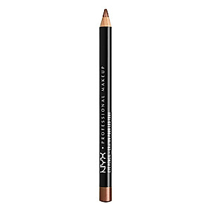NYX PROFESSIONAL MAKEUP Slim Eye Pencil, Eyeliner Pencil - Cafe (Bronze Brown)