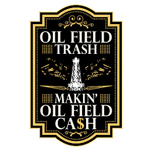 Kakembo Oilfield Hard Hat & Tool Box Vinyl Stickers – Stickers for Adults – Badass Oilfield Stickers Including, Drill Rig, Roughneck, FRAC, Oil Field Trash, Oil Rig and Rig Life