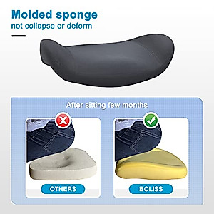 BOLISS Big and Tall 400lbs Office Chair Ergonomic Office Computer Desk Chairs with Lumbar Supprot and Soft Cushion Flip Arms-Black