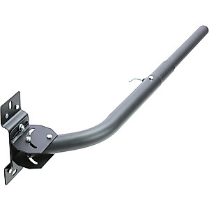 Channel Master Universal Antenna - Sturdy Steel Adjustable Mount for Secure TV Antenna Installation, 1.5" Pole Diameter, Extends from 24"- 44", Weather-Resistant, 7" Wall Clearance