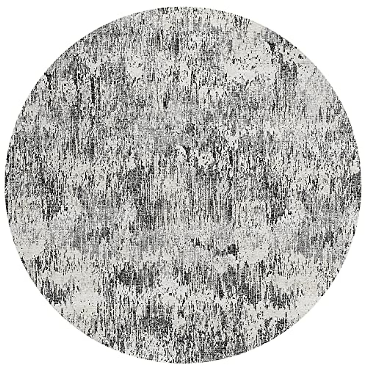 Addison Rugs Indoor/Outdoor Accord AAC31 Gray Washable 8' x 8' Round Rug