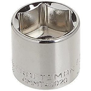CRAFTSMAN Shallow Socket, SAE, 3/8-Inch Drive, 15/16-Inch, 6-Point (CMMT43020)
