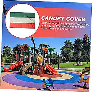 INOOMP 1pc Amusement Equipment Cover Swing Outdoor Swing Outdoor Canopy Playset Canopy Cover Heavy Duty Tarp Cover Playground Canopy Tarp Playground Tarp Outdoor Playset Tarp