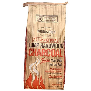 Woodstock Charcoal, All Natural, Lump Hardwood, 8.8 Pound