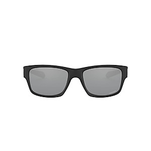 Oakley Men's OO9135 Jupiter Squared Rectangular Sunglasses, Matte Black USA Flag W/Prizm Black, 56 mm