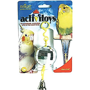 JW Pet Activitoys Disco Ball Bird Toy [Set of 3]