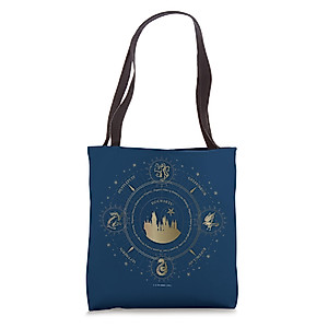 Harry Potter Hogwarts House Compass Tote Bag
