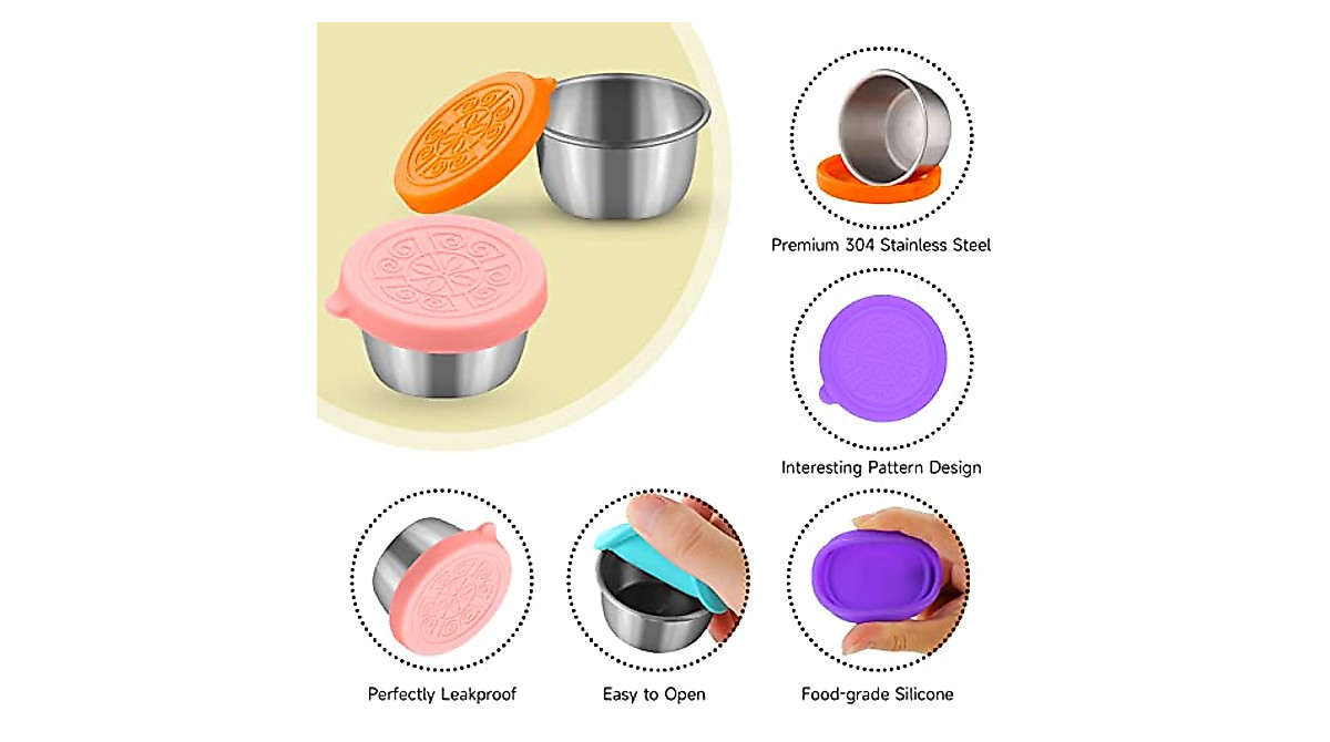 LEGELITE 10 Pack Dressing Containers for On-the-Go