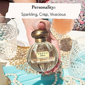 Tocca Eau de Parfum, Liliana: Fresh Floral, Neroli, Watery Peach, Muguet, Hand-Finished Bottle (50 ml)