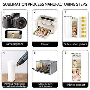 D·S 8 Pack Sublimation Tumblers 20 oz Skinny Stainless Steel Insulated Straight Sublimation Tumbler Blank with Straw, Lid, Brush and Shrink Wrap