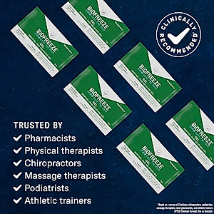 Biofreeze Pain Relief Gel, Arthritis Pain Reliver, Knee & Lower Back Pain Relief, Sore Muscle Relief, Neck Pain Relief, FSA Eligible, 100 Count (5ml Biofreeze Menthol Gel Packet)