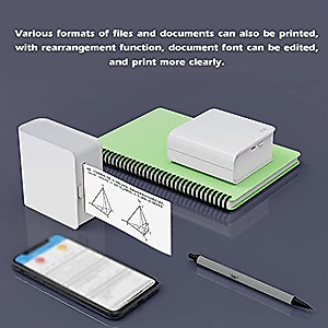 N/A 200DPI USB Portable Label Printer Maker Machine Handheld BT Sticker Label Printer