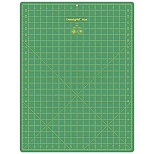 Omnigrid 24WG Gridded Mat, 18 x 24-Inch,green
