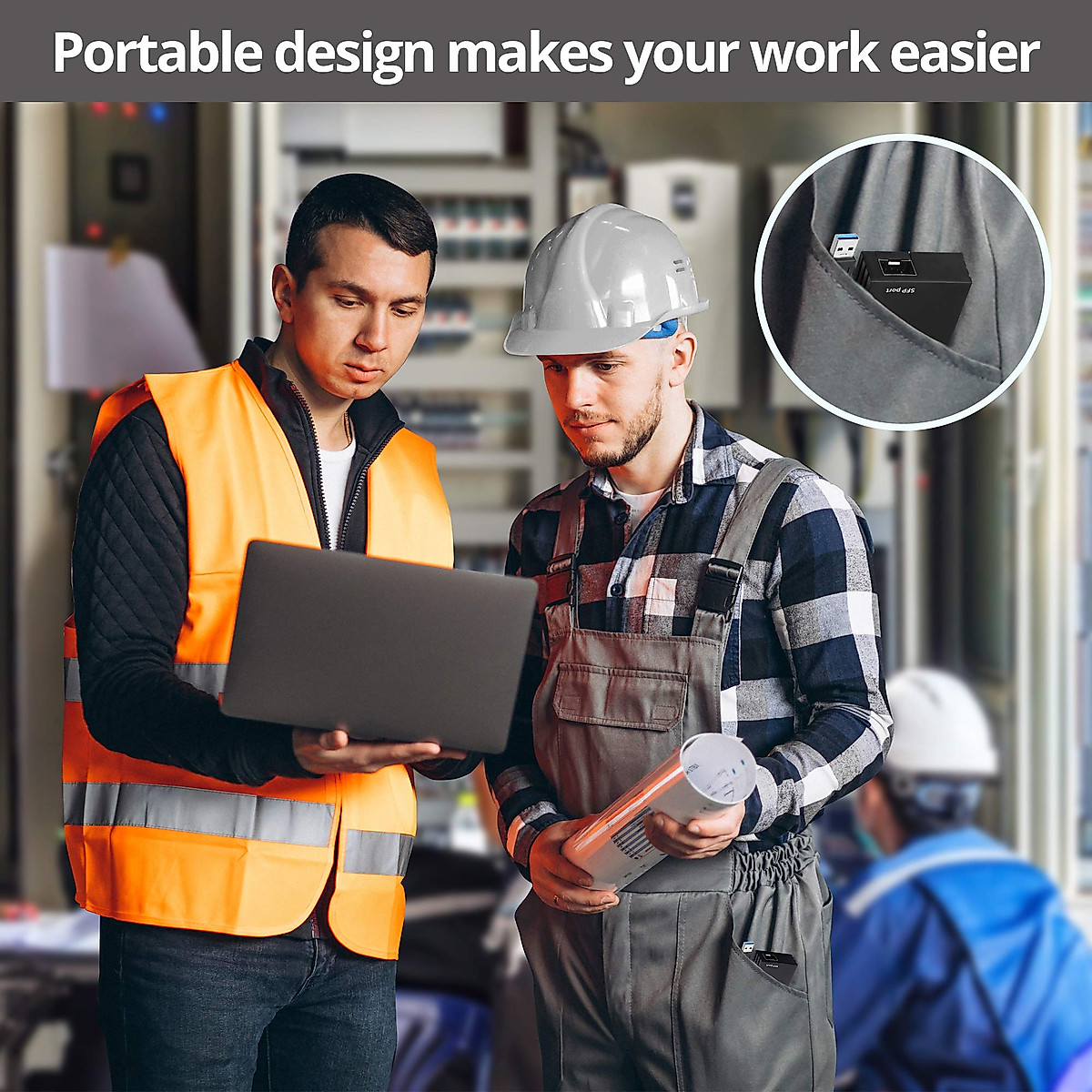 SIIG USB 3.0 to Fiber SFP Gigabit Ethernet Adapter, High Speed GB Transfer Rate (1000/100/10 Mbps), USB 3.0 Type-A to SFP Female, USB to Fiber Optic Converter, Realtek RTL8153 (JU-NE0B11-S1)