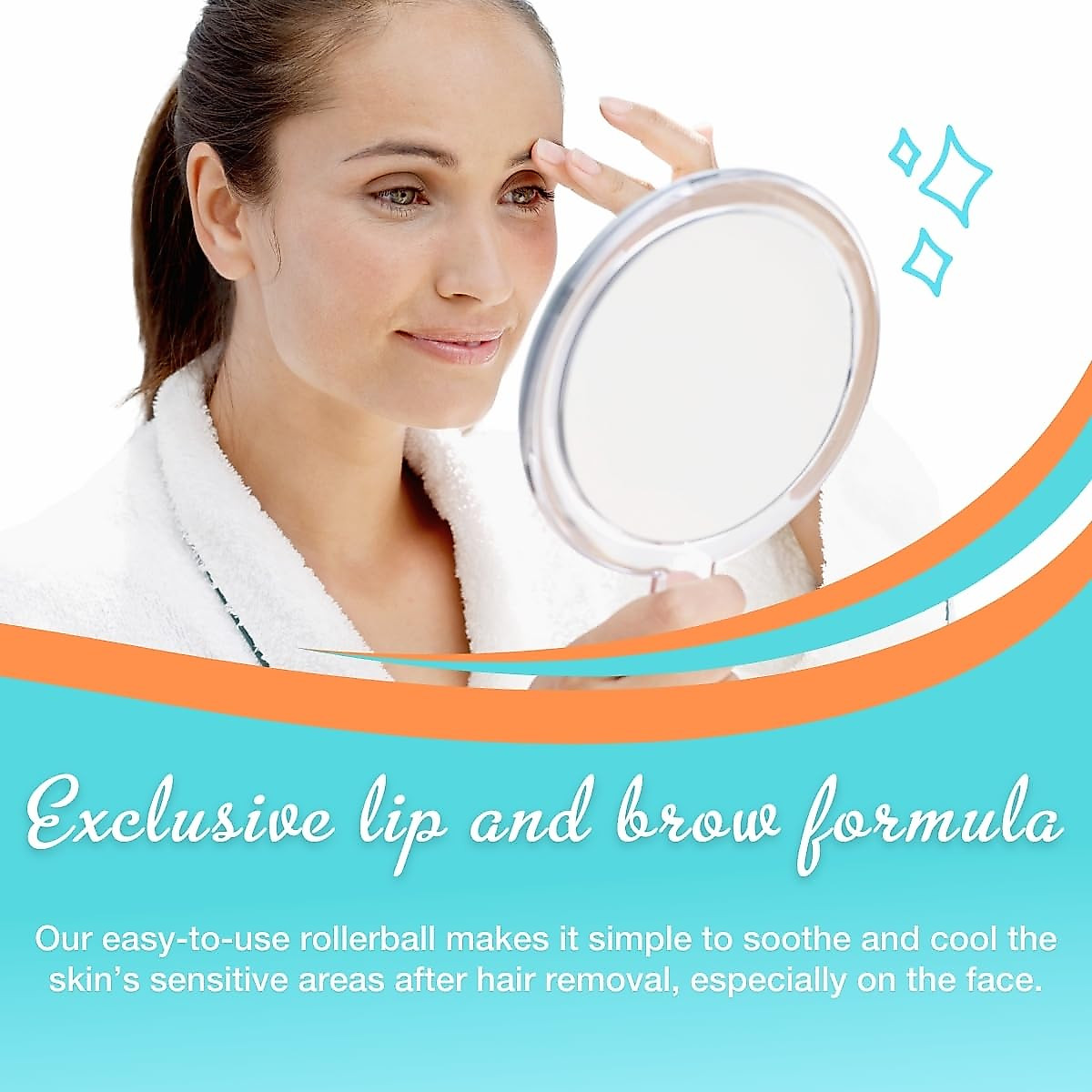 Shaveworks The Cool Fix Rollerball Lip & Brow Formula. Soothing, Cooling, Combats Redness, Irritation, and Ingrown Hairs Associated with Hair Removal - 10ml/0.33oz