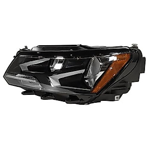 Hyiccoes Headlight Left Driver Side Clear Lens Driving Head Light Headlamp Hand for VW for Passat Trendline 16 18 & Comfortline/Highline//S/SE 16-18 561941005F 16802811