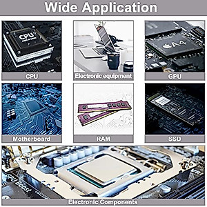 Thermal Pad 12.8 W/mK, 120x120x1.0mm, Non Conductive Heat Resistance,Extreme Odyssey Silicone Thermal Pads for PC Laptop Heatsink/GPU/CPU/LED/SSD/PS4 Cooler (1.0mm)