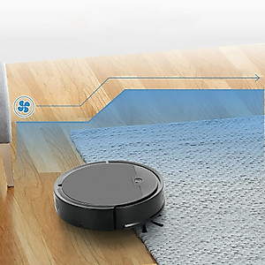 FOTABPYTI Sweeping Robot Vacuum Cleaner, Powerful Adsorption APP Control Long Range Automatic Vacuum Cleaner for Sweeping
