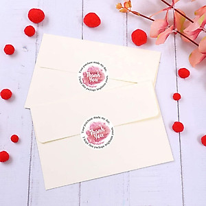 TOYANDONA 500pcs Thank You Sticker, Your Purchase Made My Day Stickers Decorative Business Stickers Self Adhesive Round Thank You Labels for Envelope Package Cards Party Supplies