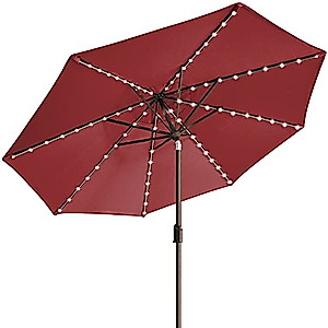 1 Set of Solar 9ft Sunumbrella Umbrella & Umbrella Cover