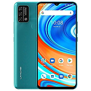 UMIDIGI A9 Cell Phone, 64GB Fully Unlocked Smartphone, 5150mAh Battery Android Phone with 6.53" HD+ Full Screen and 13MP AI Triple Camera.