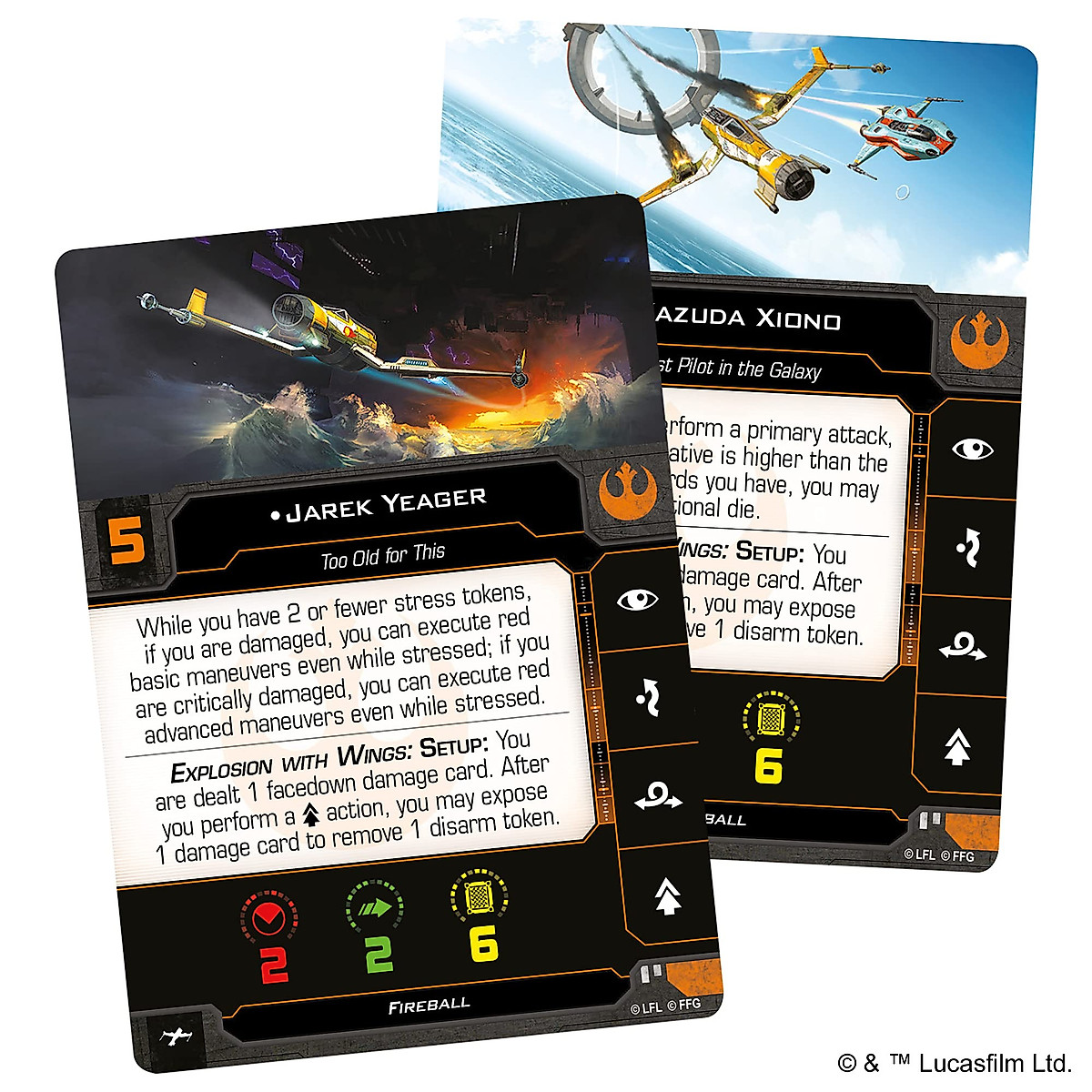 Star Wars X-Wing 2nd Edition Miniatures Game Fireball EXPANSION PACK - Strategy Game for Adults and Kids, Ages 14+, 2 Players, 45 Minute Playtime, Made by Atomic Mass Games