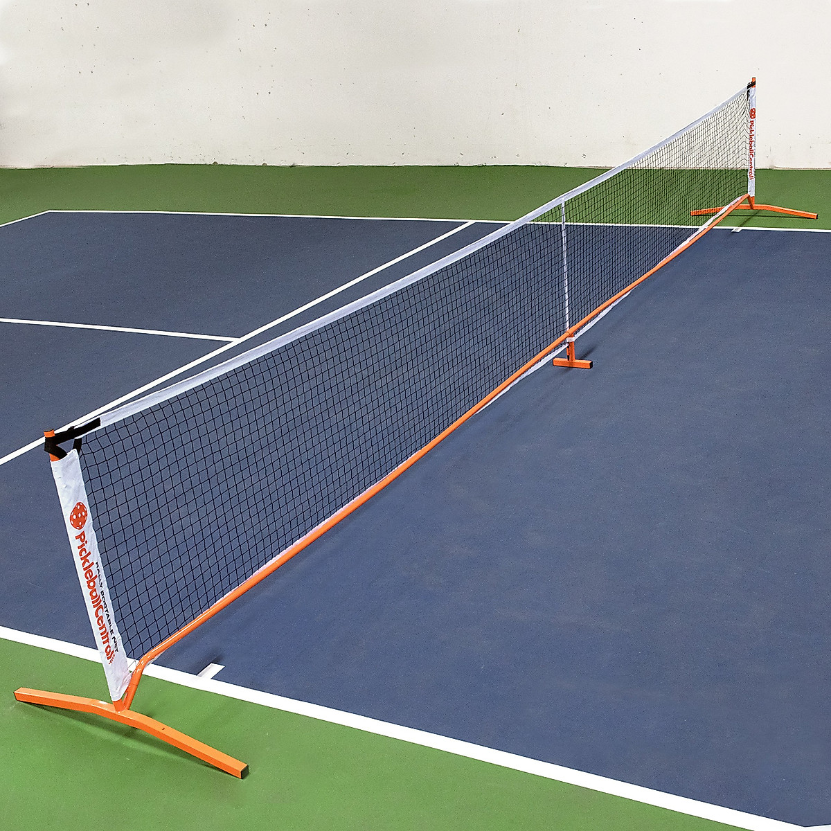 PickleballCentral Rally Pickleball Net, Portable Net System, Indoor/Outdoor, Pickleball Training Aids, Regulation Size, Alloy Steel Frame, Net and Carry Bag