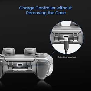 tomtoc Protective Case for PS5 Controller, Hard Shell Joystick Protector for Playstation 5 DualSense Wireless Remote, Shock-Proof, Dust-Resistant, Anti-Scratch, PS5 Accessories Protective Cover