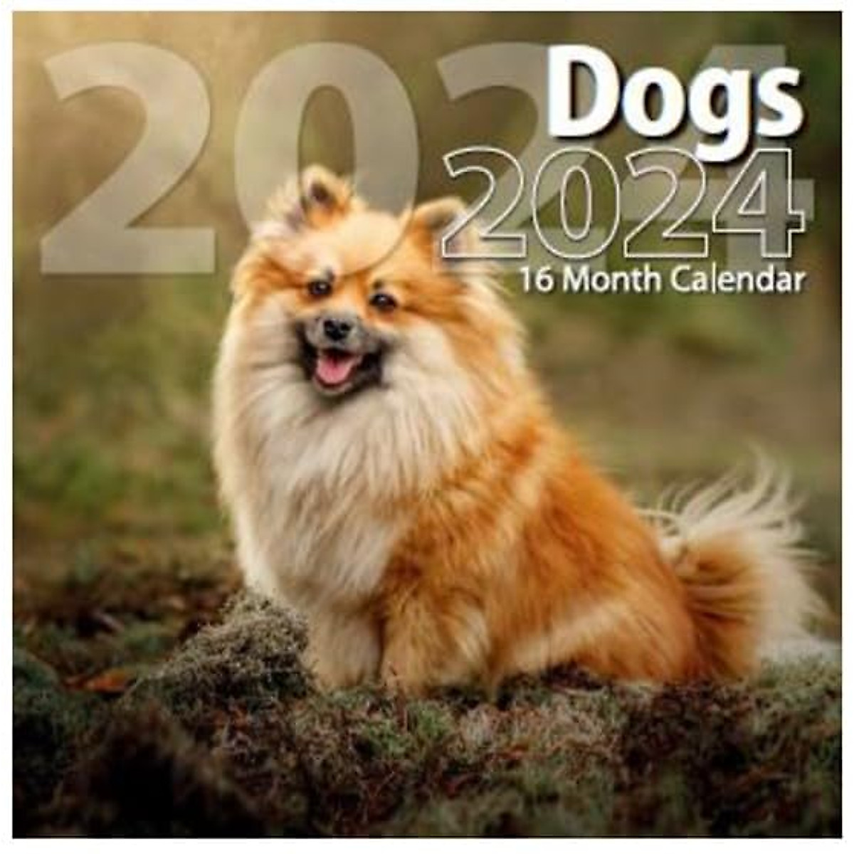 2024 Dogs Full Size Wall Calendar for Planning, Scheduling, and Organizing