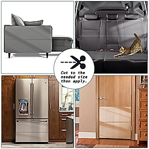 Vexong Cat Scratching Pads Deterrent Tape 13" x 14FT Furniture Protectors from Cats Transparent Self-Adhesive Pet Training Tape for Furniture Couch Door NOT for Leather…