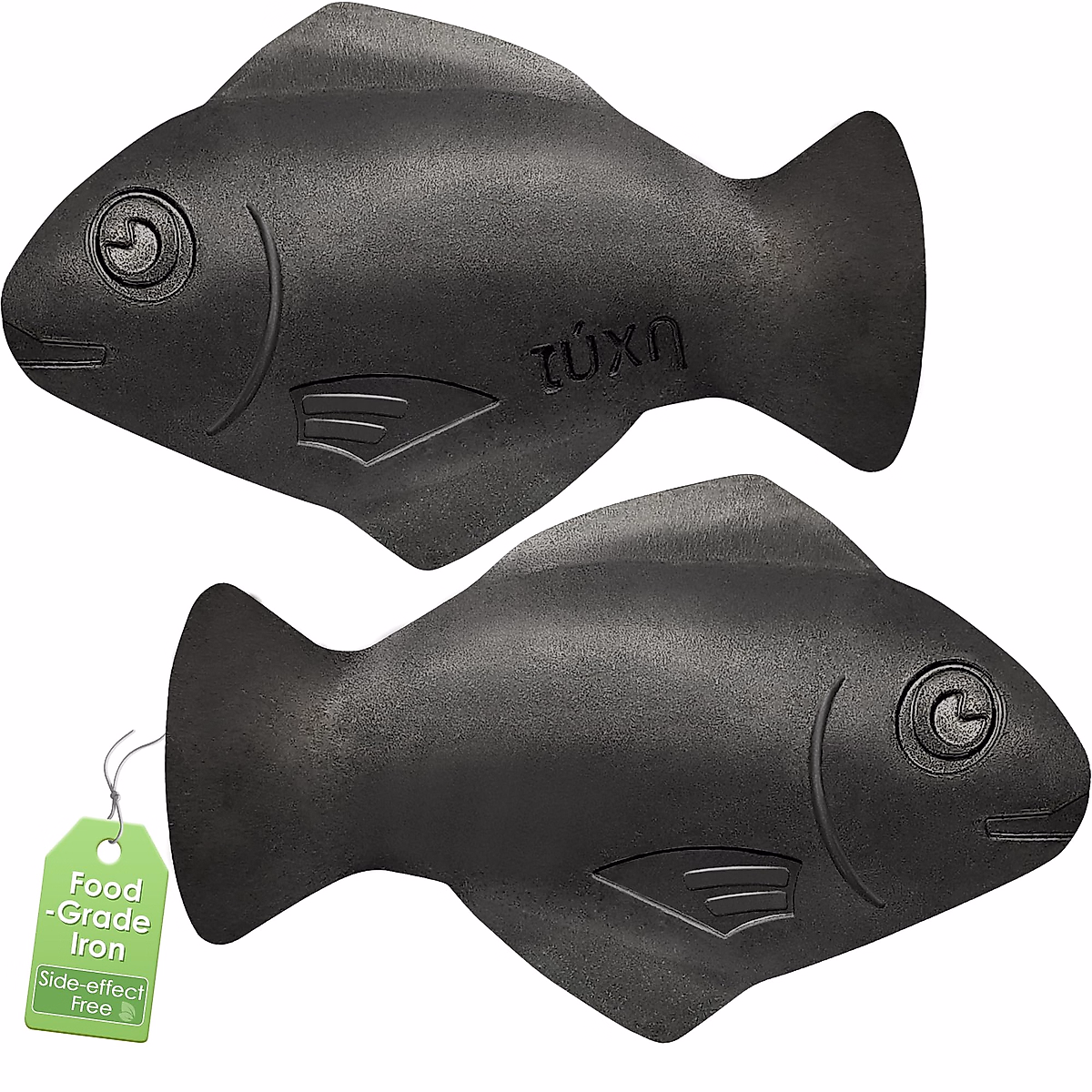 Iron Fish, 2 Pack Iron Fish for Iron Deficiency, A Natural Source of Iron, Safe Cooking Tool to Add Iron to Food and Water, Reduces Risk of Iron Deficiency, Ideal Iron Supplement for Anemia & Vegans