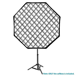 Neewer 32x32inches/80x80centimeters Octagon Flash Softbox with Grid and Bowens Mount Speedring Compatible with Nikon Canon Sony Pentax Olympus Panasonic Lumix Neewer Flash